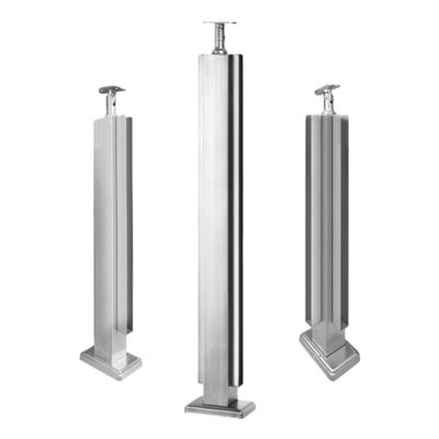 Hardware Accessory Square Stainless Steel Balustrade Posts Anti ...