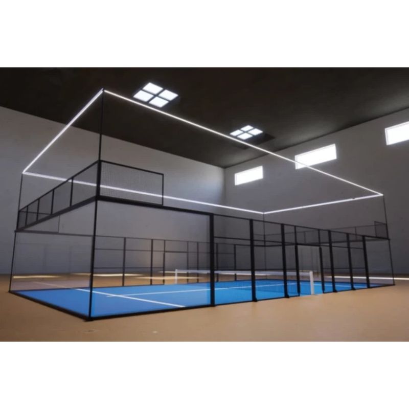 Panoramic Padel Fields Ground Tennis Court Standard Size 10*20m ...