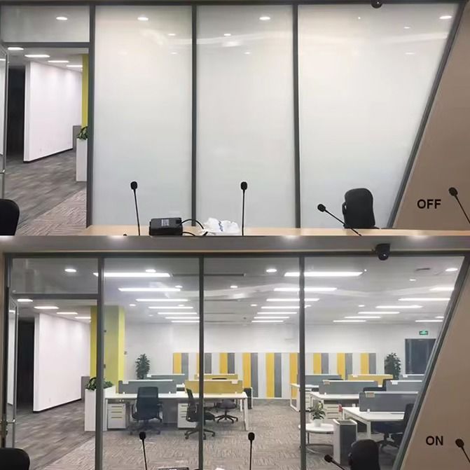 Smart Conference Room Glass Film Indoor Intelligent Clear Low E Glass ...