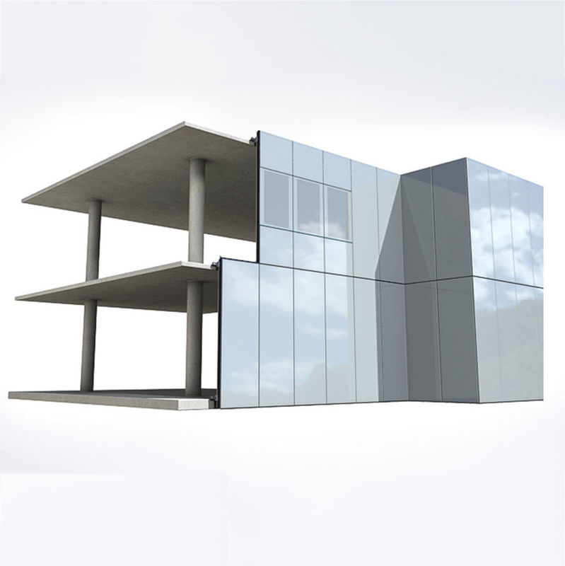Aluminum Frame Glass Curtain Wall Building Insulated Curtain Wall ...