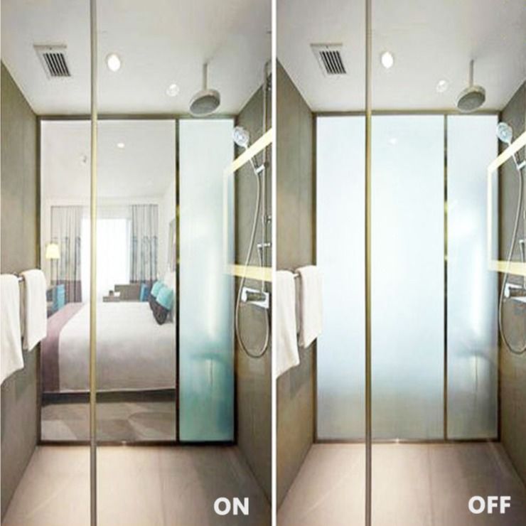 Privacy Protection PDLC Smart Glass Conference Room PDLC Office Glass Film Safety Tempered Low E ...