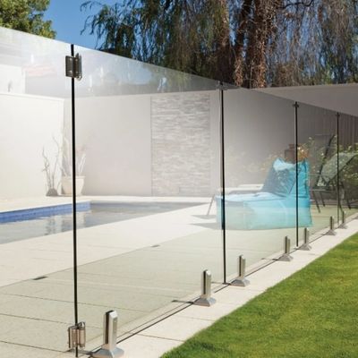Flat Curved Laminated Glass Railing Safety Tempered Glass Staircase ...